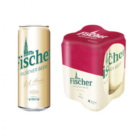 Fischer Beer Can (Μπύρα Fischer Κουτί) 500ml - Euroasia G Trading Food ...